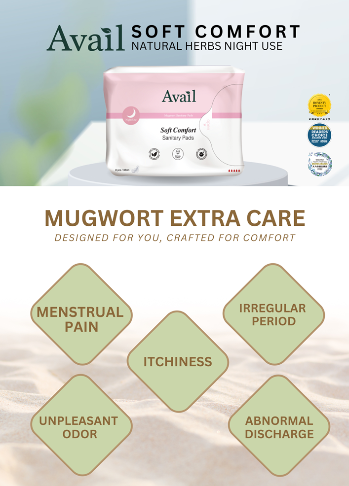 Avail Beauty Malaysia - Malaysia's 1st halal herbal sanitary pad